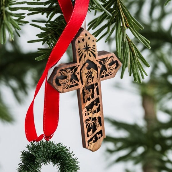 Cross Ornament - Etsy