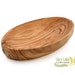 Olive Wood Plate Oval Wooden Plate Appetizers Hand Carved - Etsy