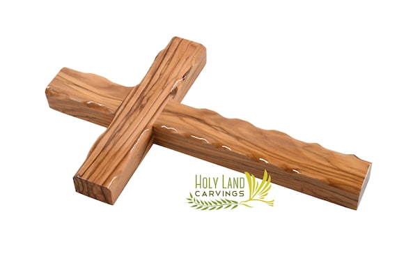 10 Inch Wooden Wall Hanging Cross Made of Olive Wood in the | Etsy