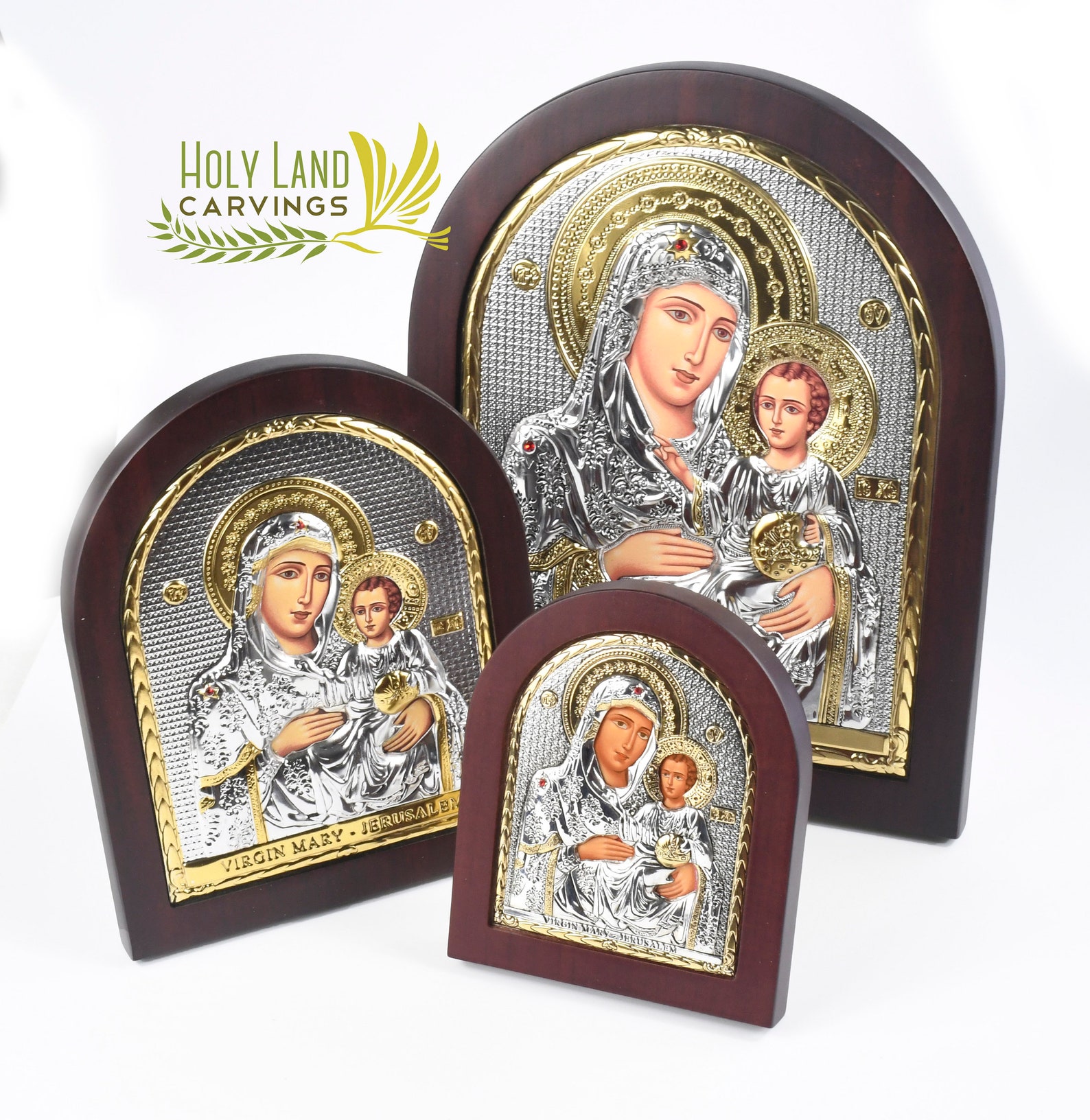 Icon of the Blessed Mother & Baby Jesus, Home Blessing Icon, Virgin ...