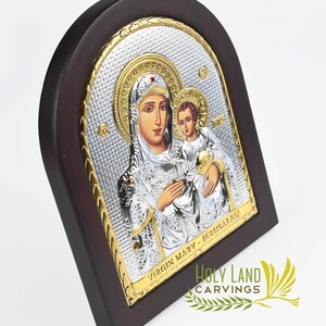 Icon of the Blessed Mother & Baby Jesus, Home Blessing Icon, Virgin ...