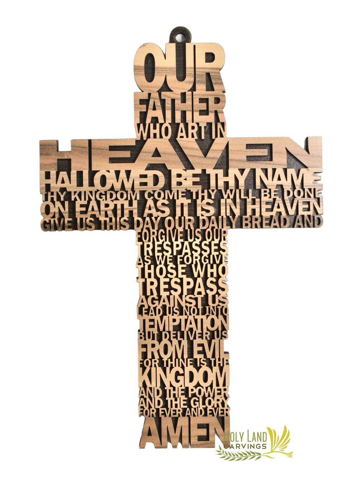 The Lords Prayer Cross Our Father Wall Cross Our Father - Etsy