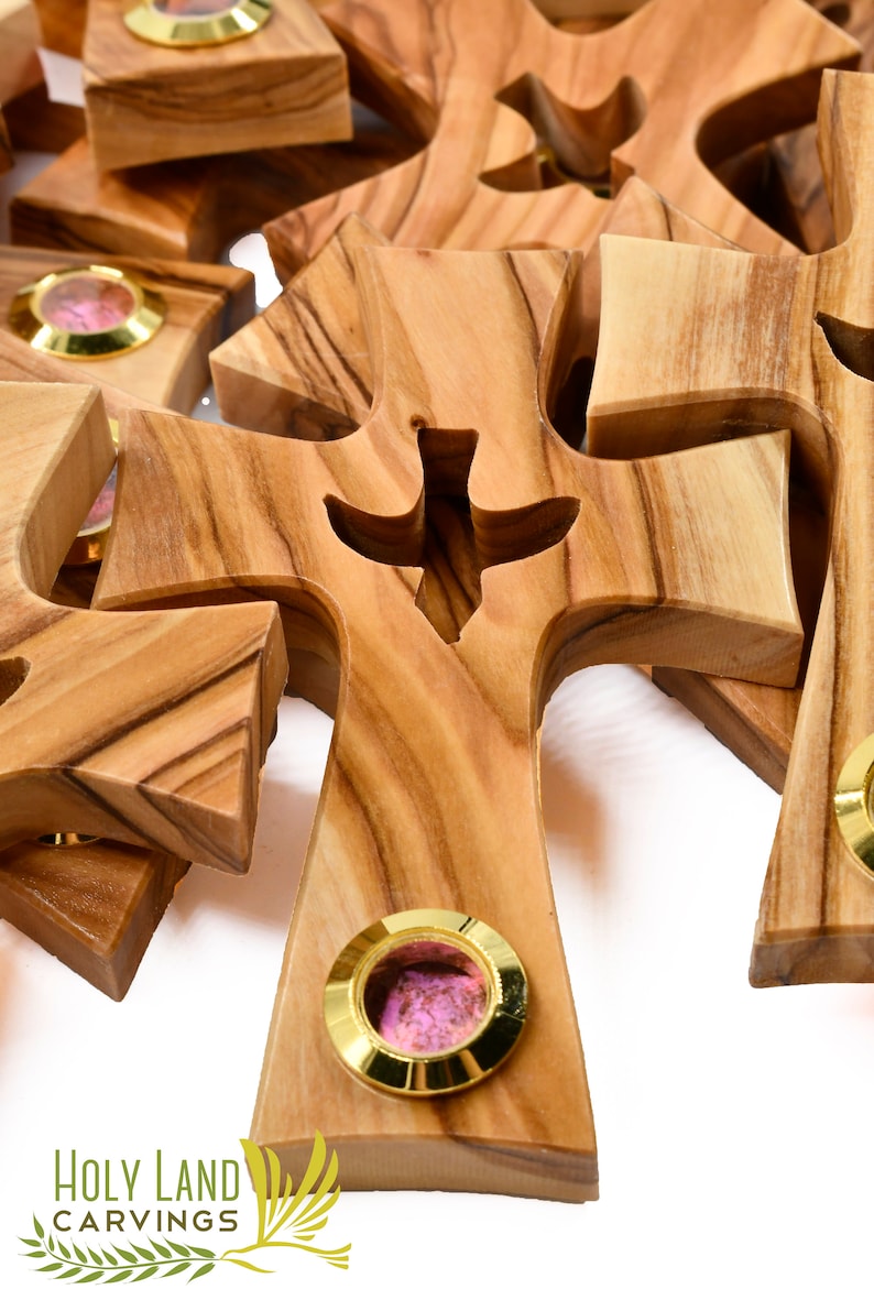 Holy Spirit Cross Handheld Cross Hand Crosses for Praying - Etsy