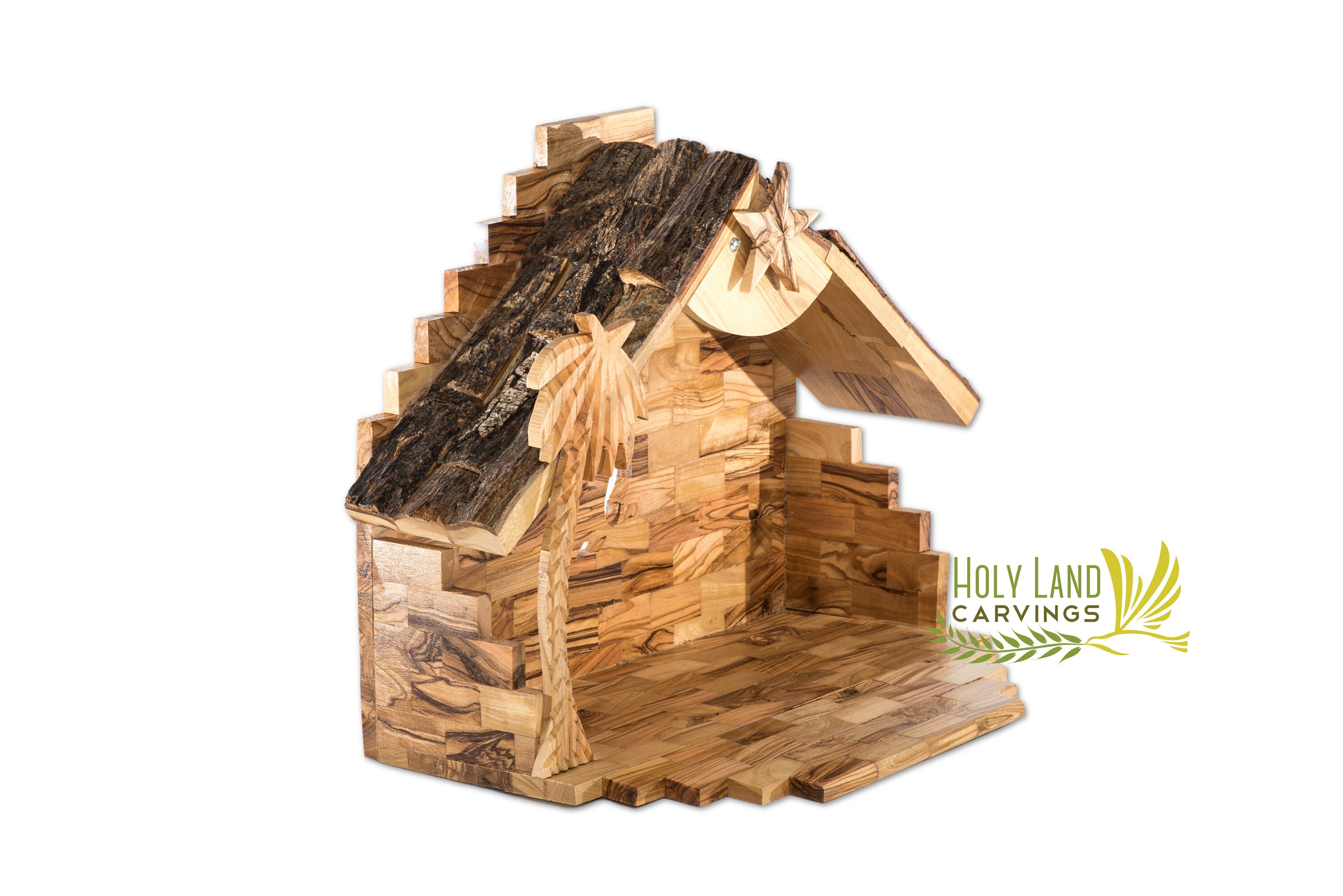 Large Nativity Set | Wooden Nativity Set for Christmas | Olive Wood ...