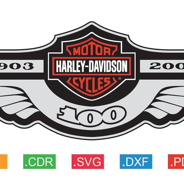 Harley Davidson Stickers - Etsy