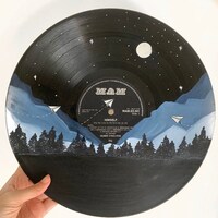 Lemon Painted Vinyl Record - Etsy