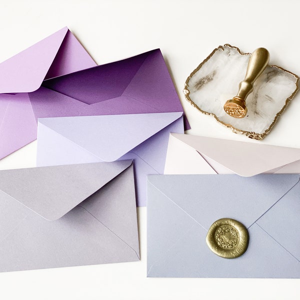 Purple Envelope - Etsy