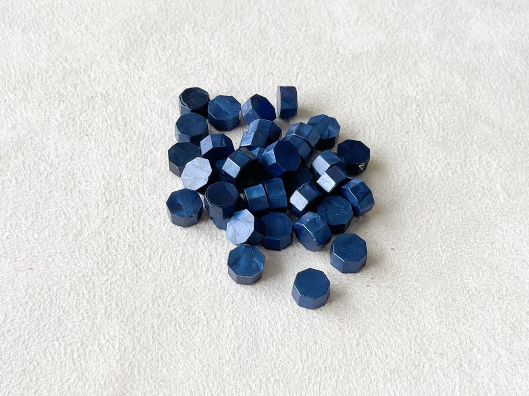 Blue Wax Beads, Dark Blue, Midnight Blue Wax Beads, Sealing Wax ...