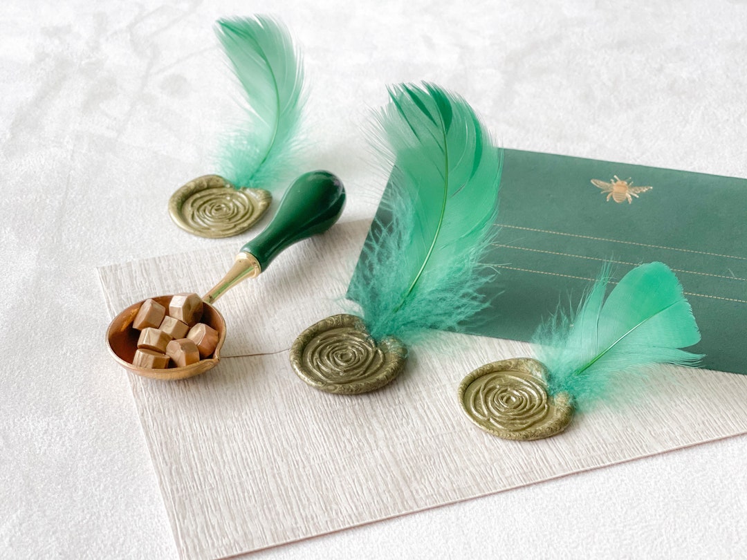 Decorative Feathers, Colourful Feathers, Wax Seal, Arts & Crafts, Gift ...