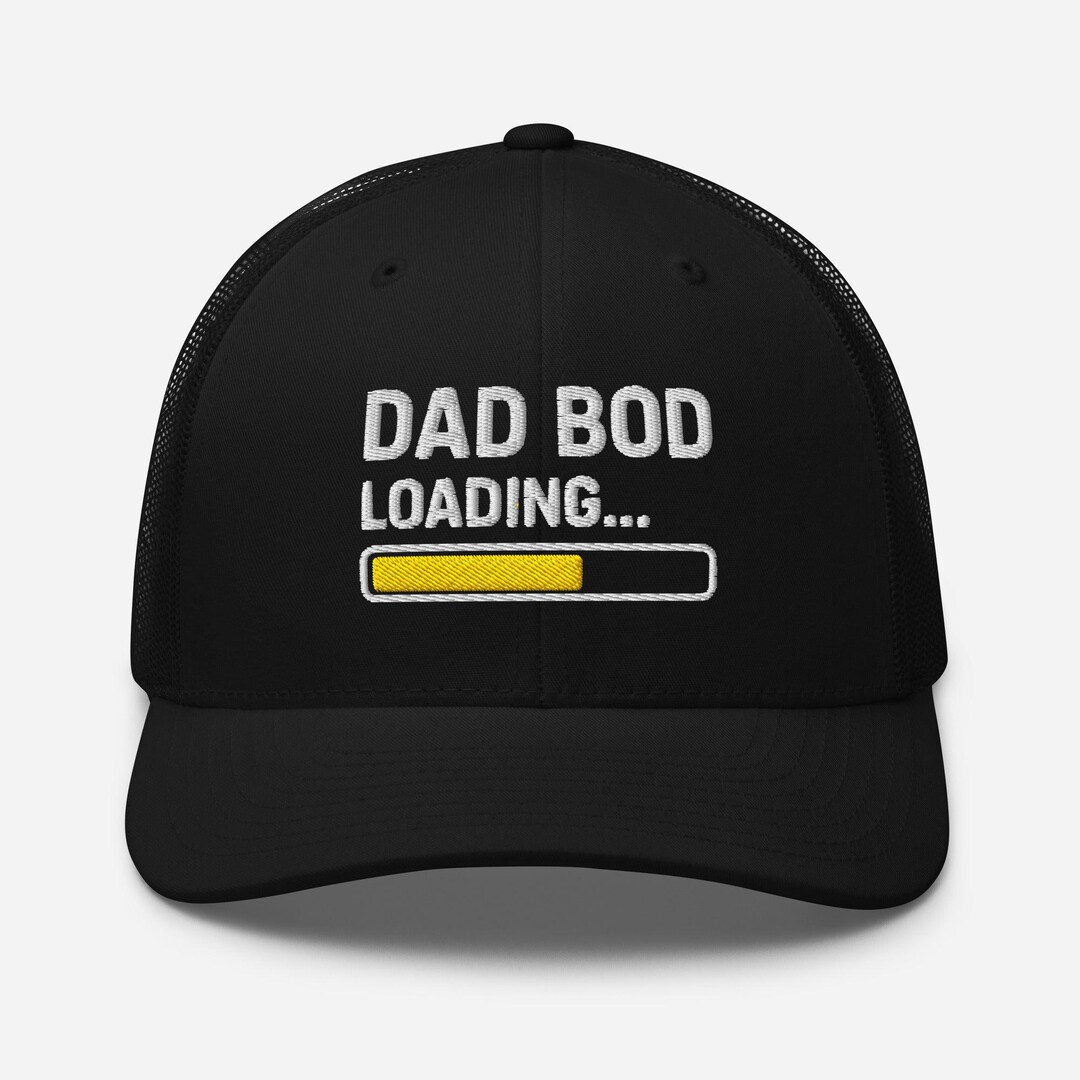 Dad Bod Loading Hat – Funny Pixel Style Dad Cap – Father’s Day Gift for ...