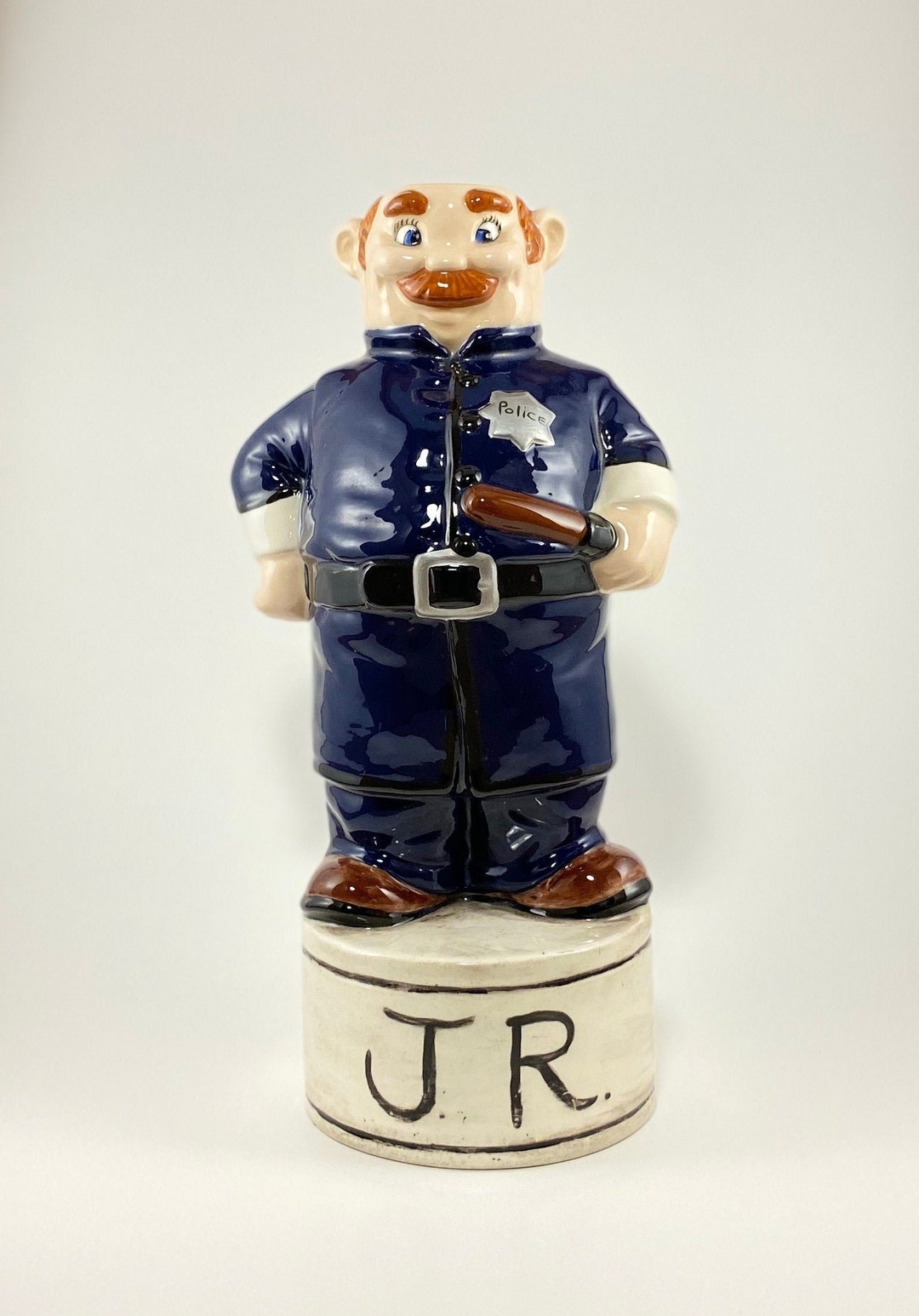 Decorative Ceramic Police Officer The Popo - Etsy.de