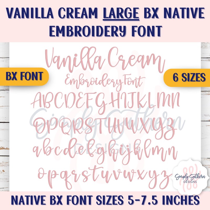 Large Script - Etsy