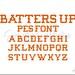 PES Batters up Embroidery Font in 4 SIZES - Etsy
