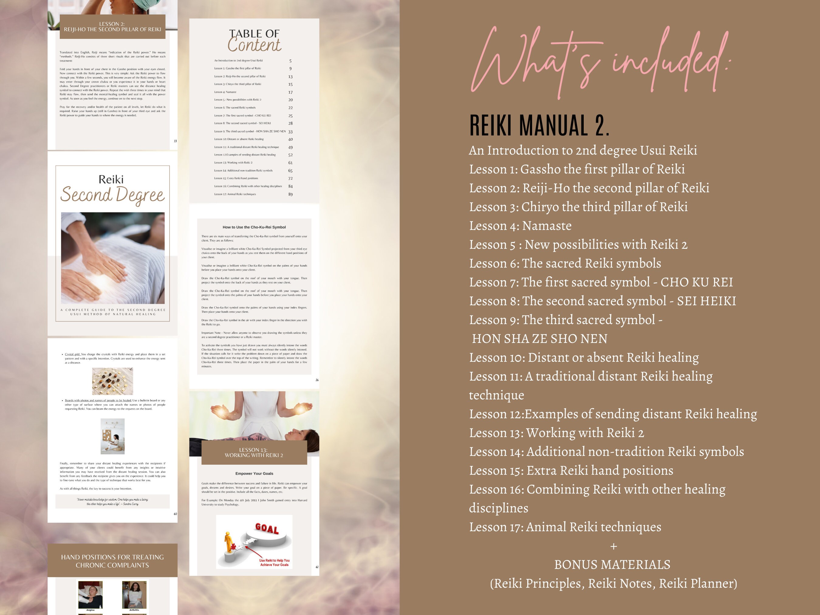 REIKI MANUALS - Level 1 and Level 2 - Beginner Friendly Reiki Books ...