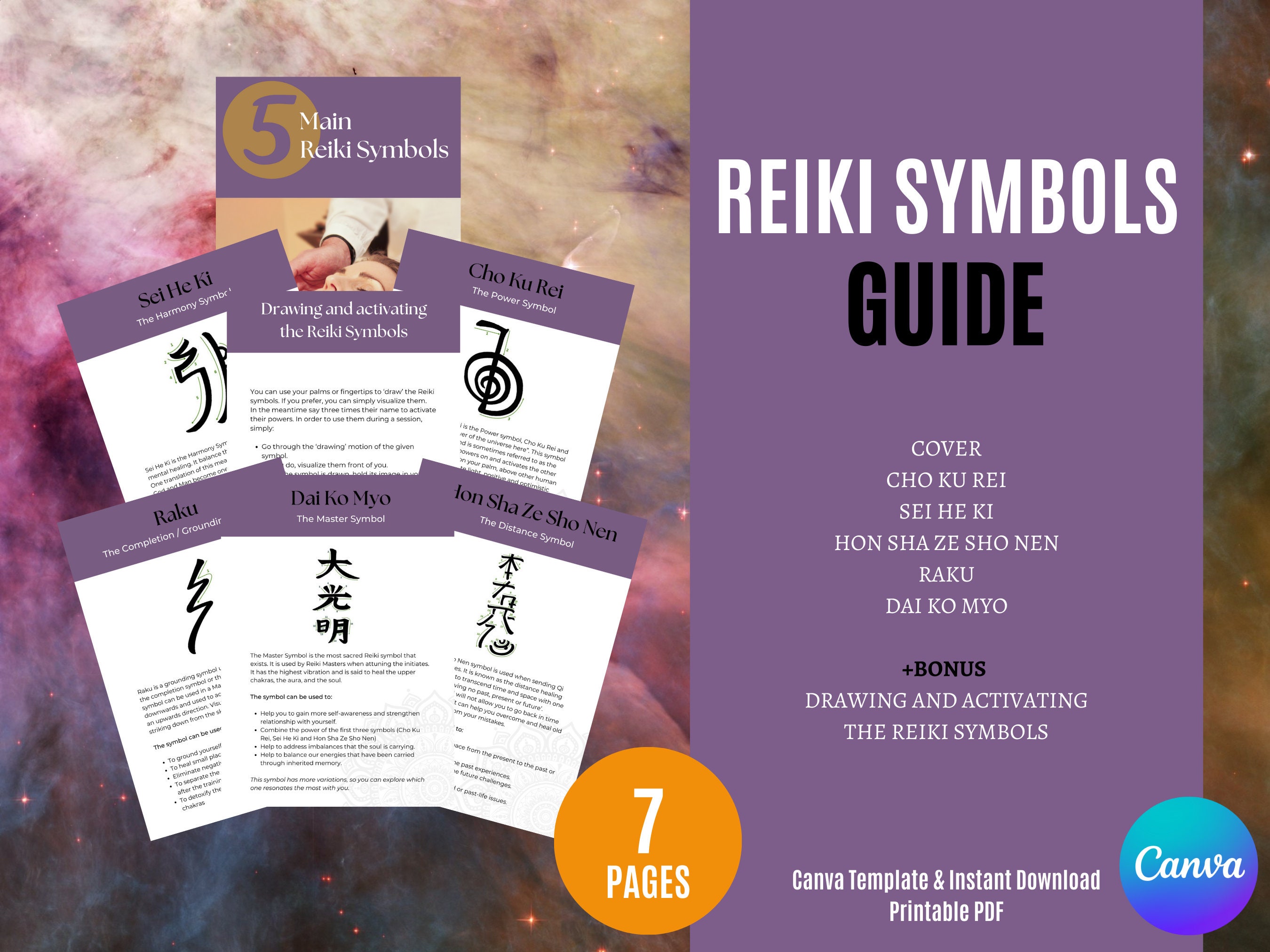 Reiki Symbols | Reiki Business | Reiki Guide | Reiki Symbol Cards ...