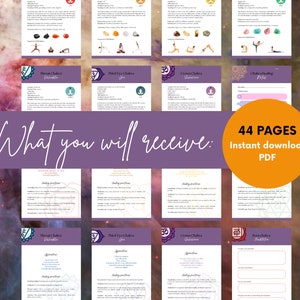 Chakra Workbook | Chakra Journal | Energy Healing | Chakra Poster ...