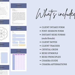 ENERGY HEALING Business Form Bundle, Healing Session, Distance Forms ...