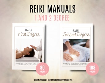 REIKI MANUALS - Level 1 and Level 2 - Beginner Friendly Reiki Books ...