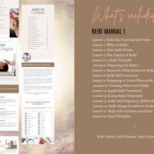 REIKI MANUALS - Level 1 and Level 2 - Beginner Friendly Reiki Books ...