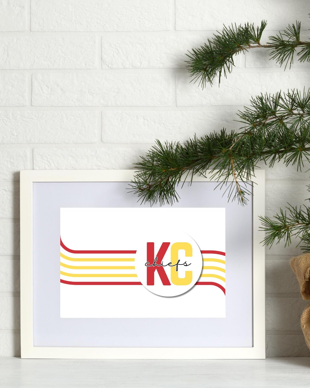 Kansas City Chiefs Art Print | Football-inspired Digital Print | KC ...