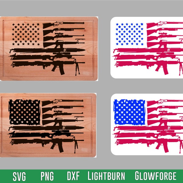 American Flag Lightburn - Etsy