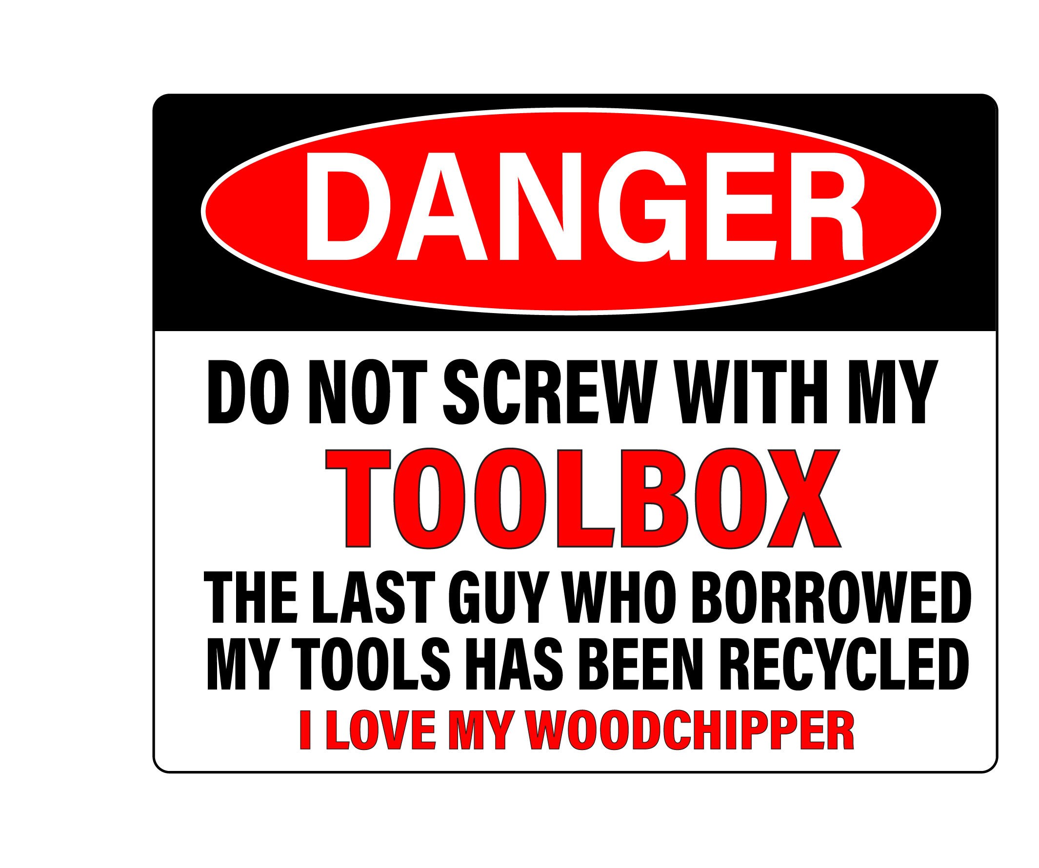 Danger Sticker Pack of 25 Stickers, Choose Your Danger Stickers, Own ...