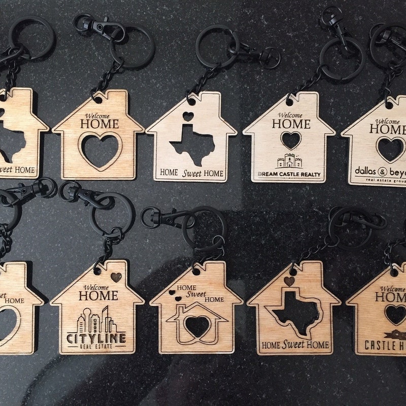 Realtor Key Chain - Etsy