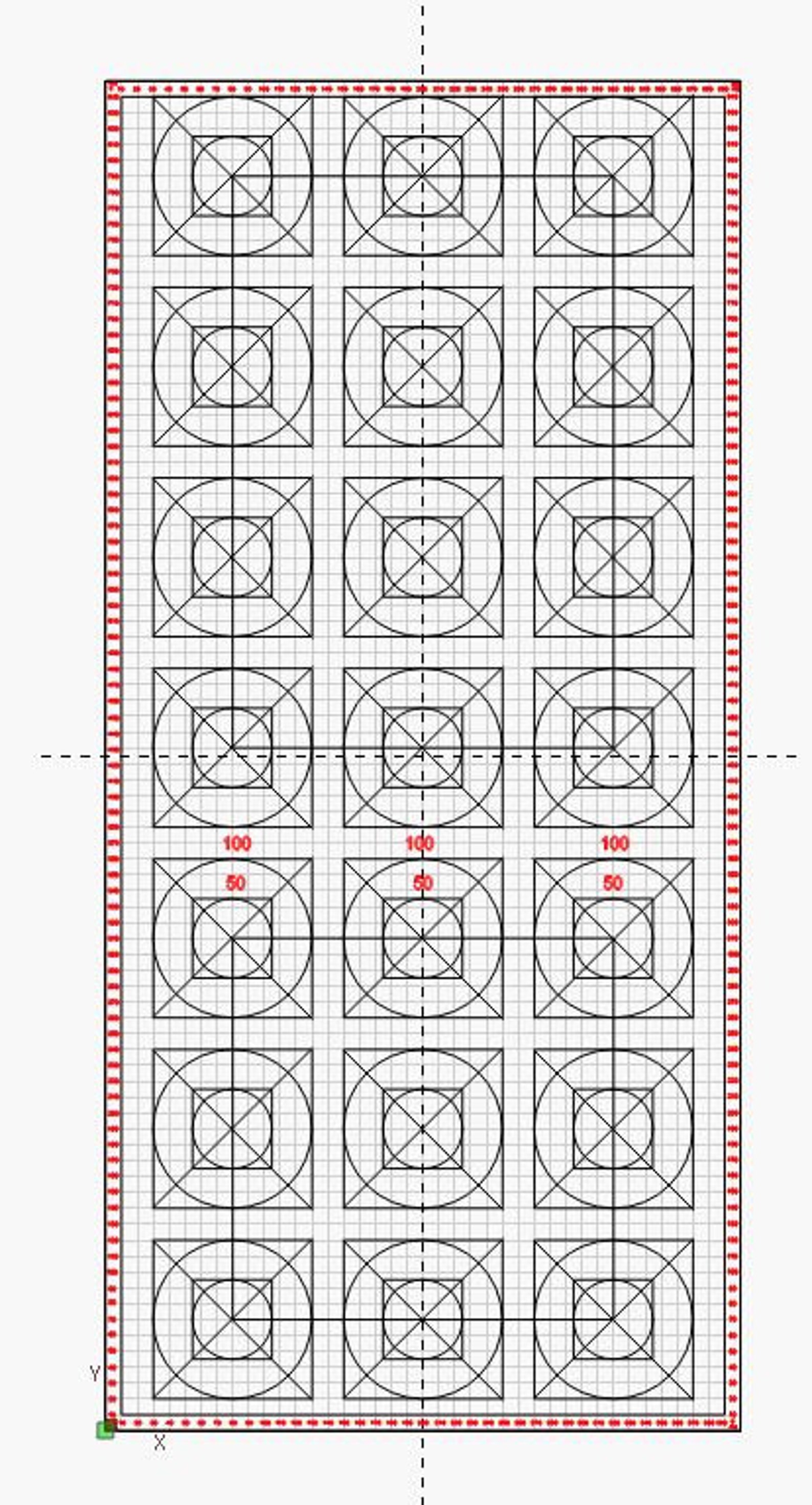 Diode Laser Wasteboard Grids 400 X 400mm & 400x 850 Many Sizes to Cover ...