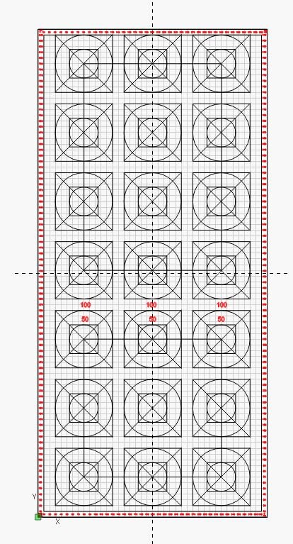 Diode Laser Wasteboard Grids 400 X 400mm & 400x 850 Many Sizes to Cover ...