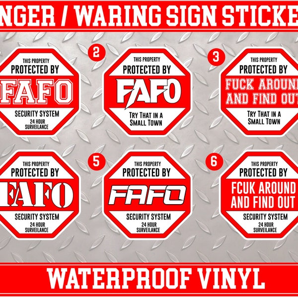 Fafo Decal - Etsy