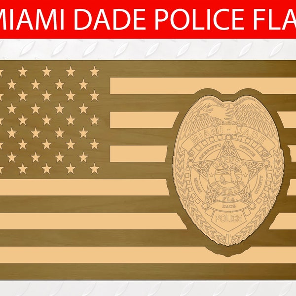 Miami Dade Police Badge Svg - Etsy