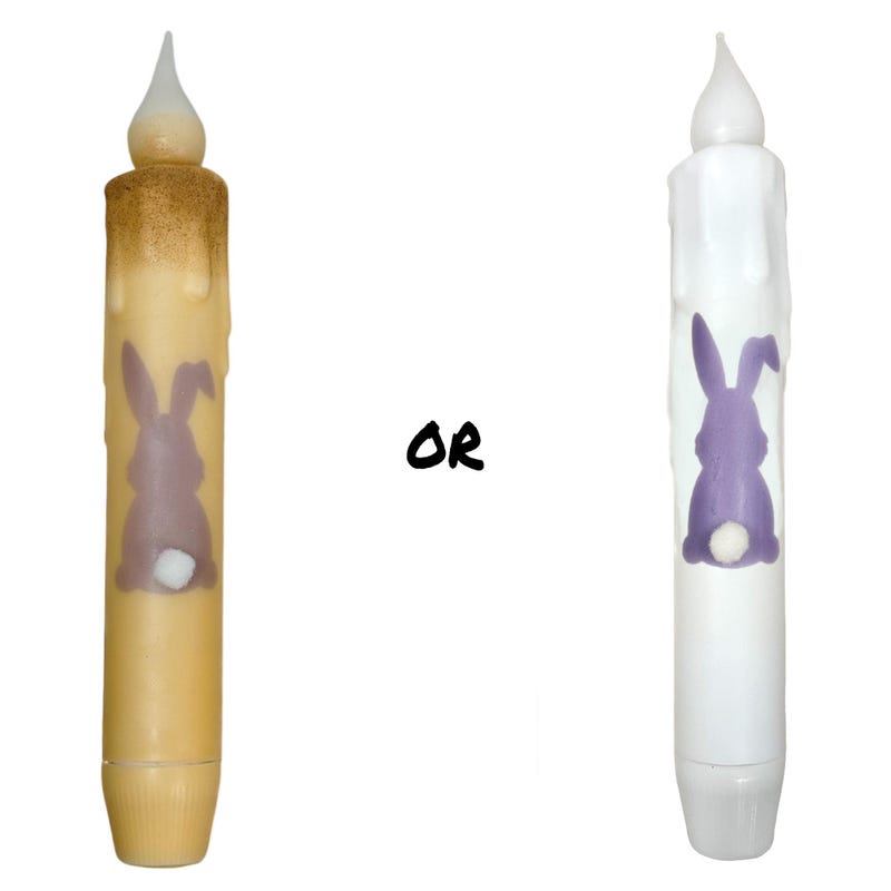 Bunny Taper Candle - Etsy UK