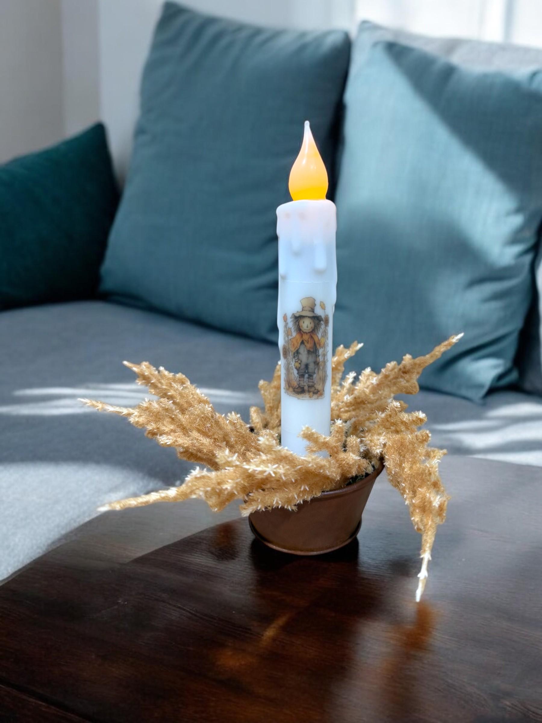 Wheat Harvest Fall Taper Candle Ring – 1 1/2