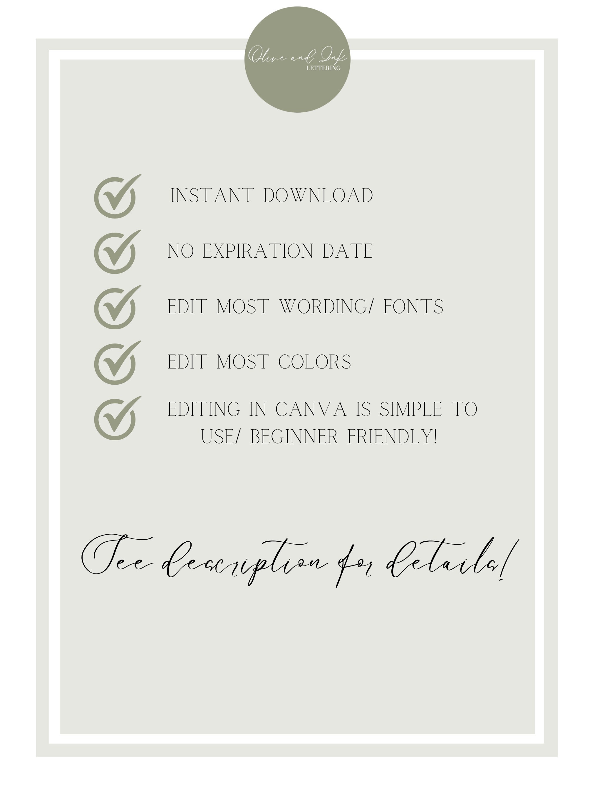 AVA in Loving Memory Sign Printable, Forever in Our Hearts, Minimalist ...