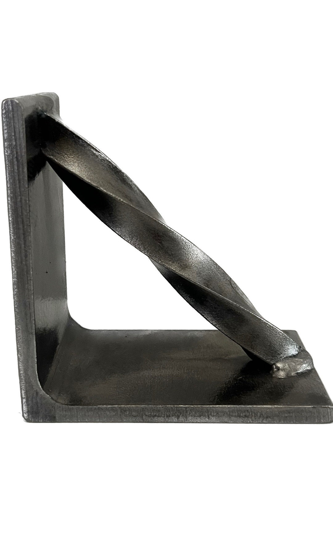 Heavy Duty Metal Bookends, Industrial Steel Book Ends, Modern ...