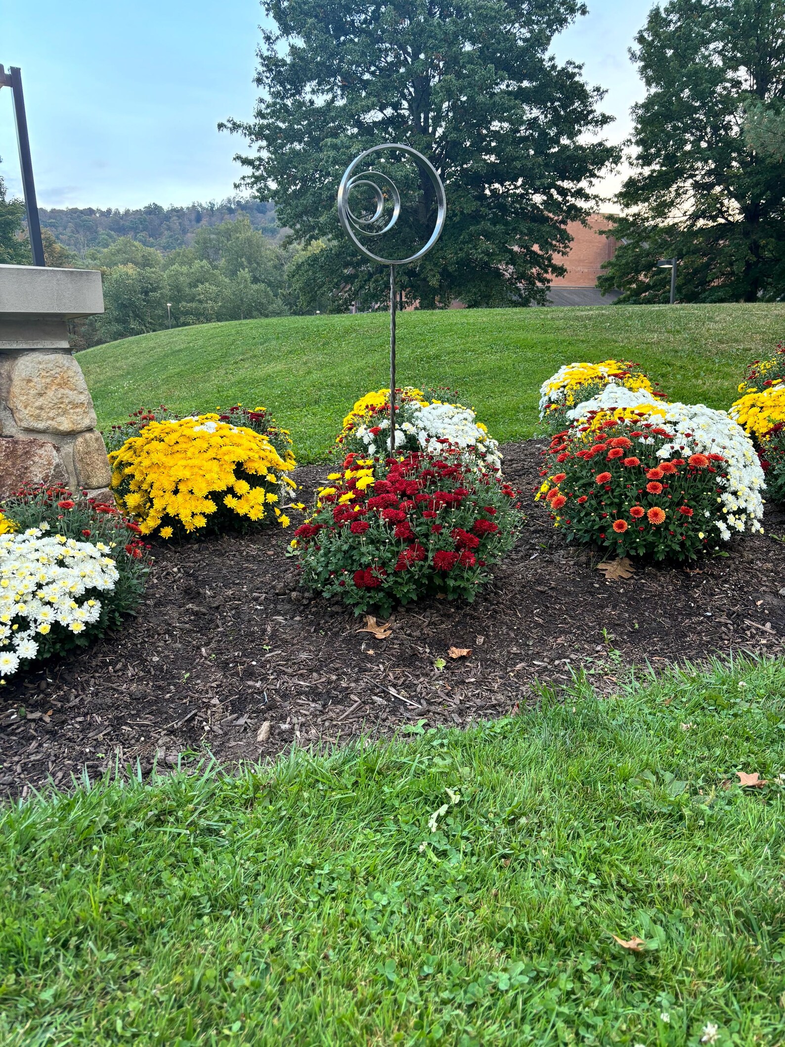 Outdoor Metal Sculpture, Wrought Iron Garden Yard Art Statue, Metal ...