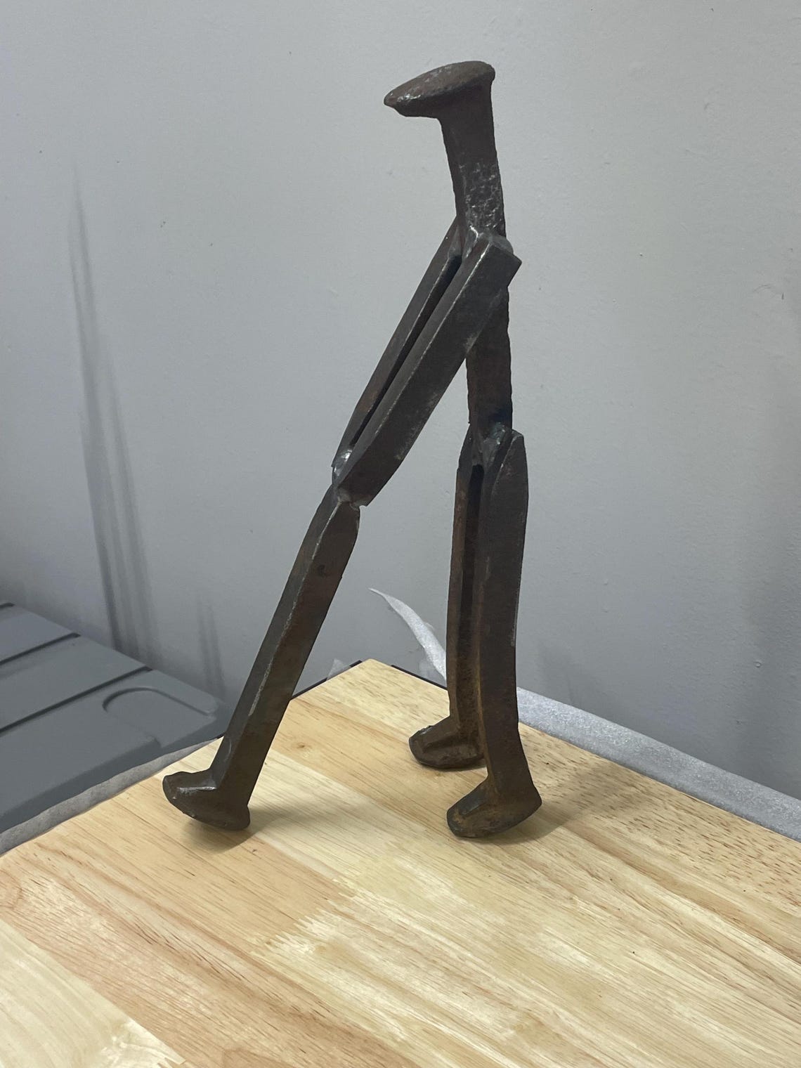 Golfer Figurine, Golf Statue, Golfing Gift, Rusted Metal Art Golf ...