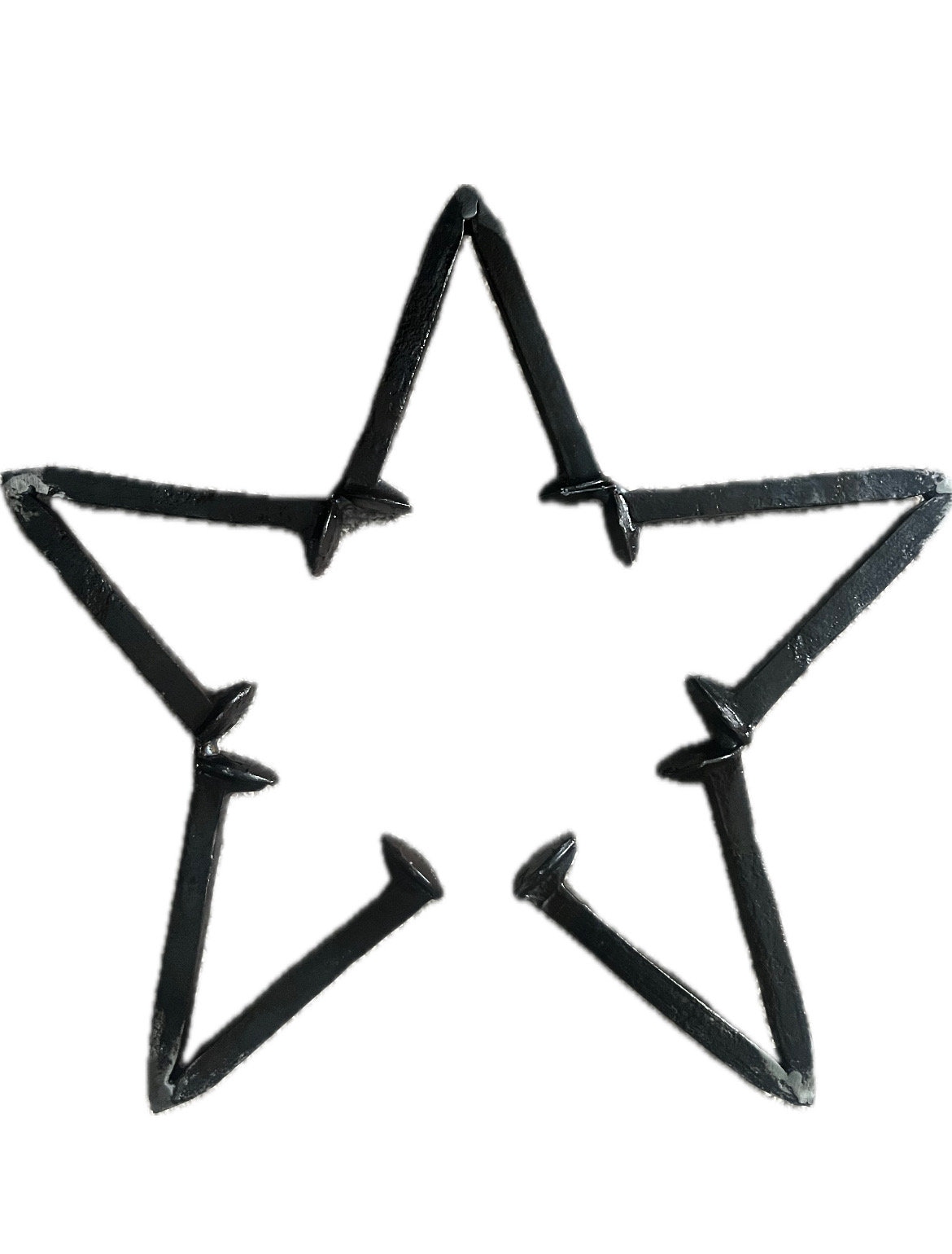 Metal Star Railroad Spike Star Home Decor Rustic Decor Birthday Gift ...
