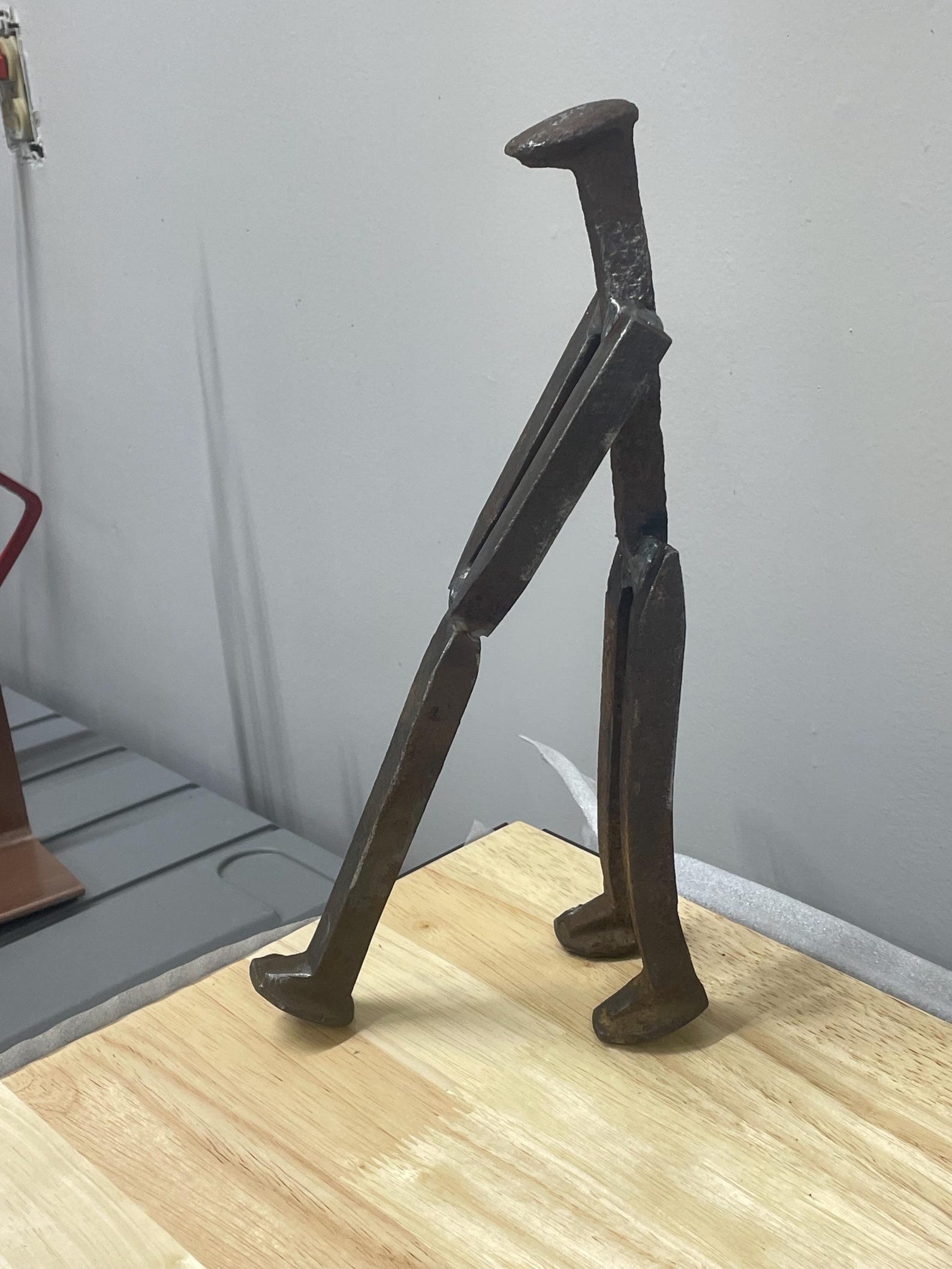 Golfer Figurine, Golf Statue, Golfing Gift, Rusted Metal Art Golf ...