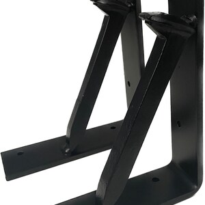 Metal Shelf Brackets, Railroad Spike Bracket Rustic Bracket, Country ...