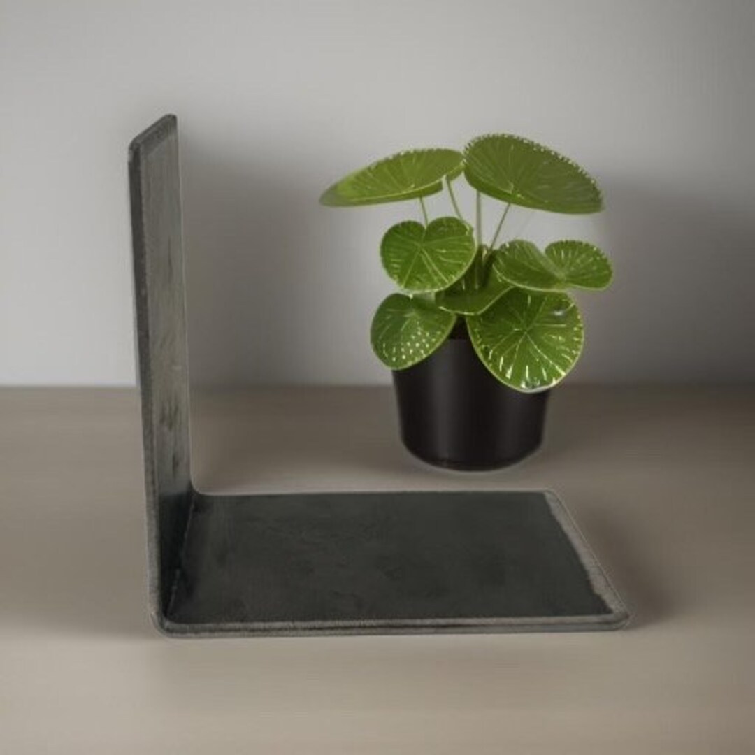 Nonskid Bookend, Modern Industrial Bookend, Library Bookend, Bookshelf ...