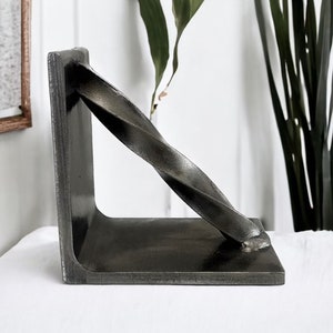 Metal Bookend, Industrial Modern Doorstop, Americanmade/handmade ...