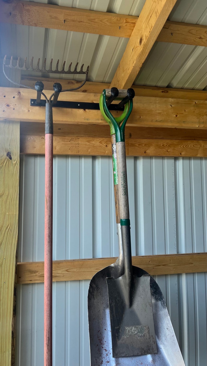 Tool Holder, Garden Tool,rake,shovel Storage Rack, Shed/garage ...