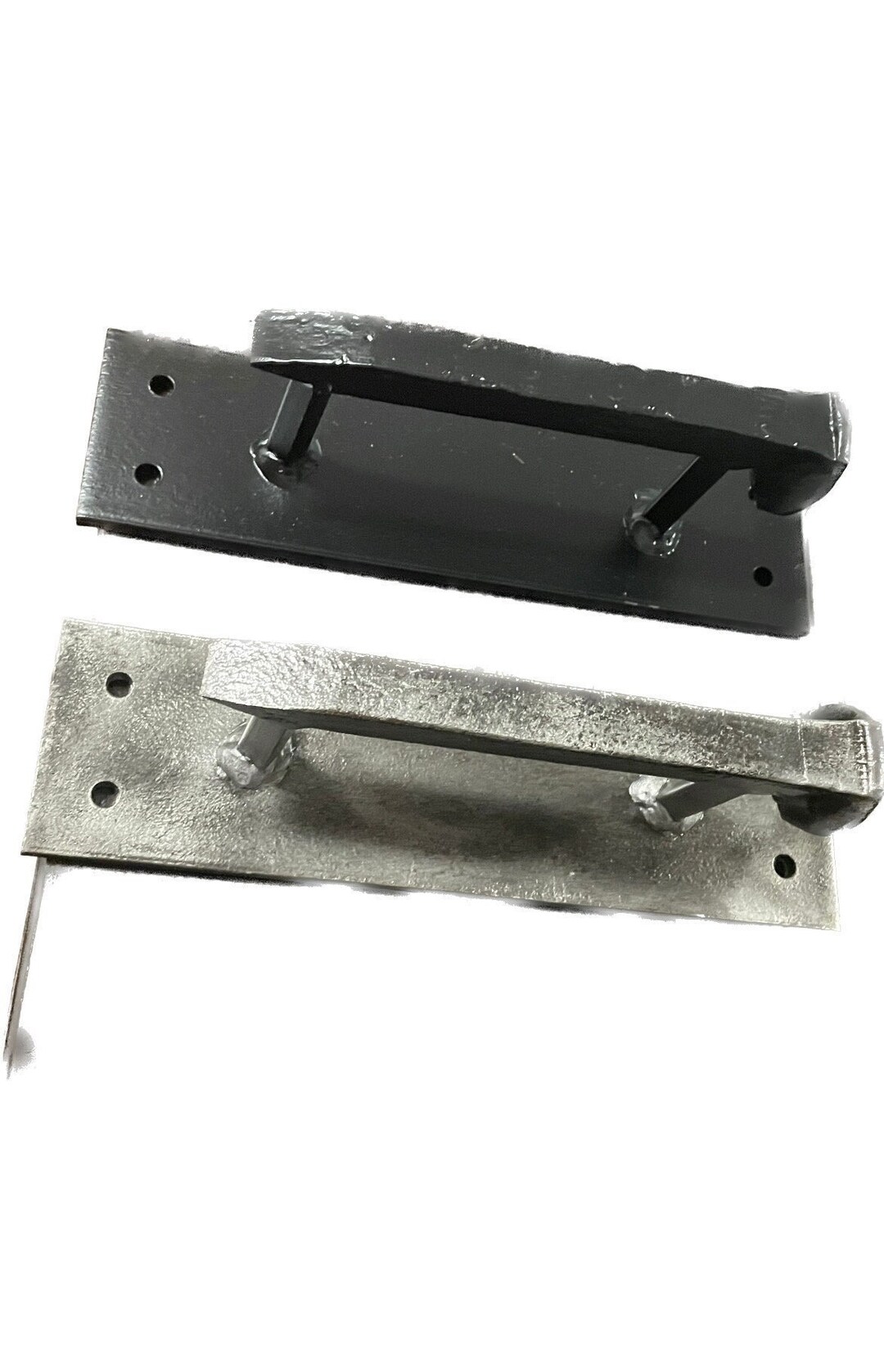 Metal Spike Door Handles, Barn Door Handles, Rustic Handle, Railroad ...