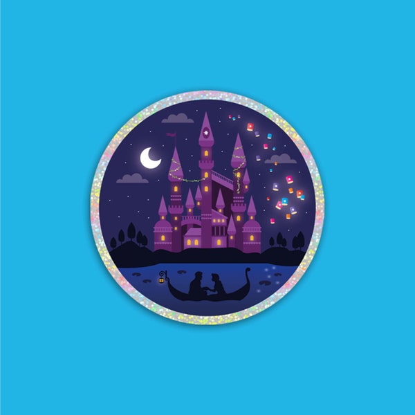 Rapunzel Flower Sticker - Etsy