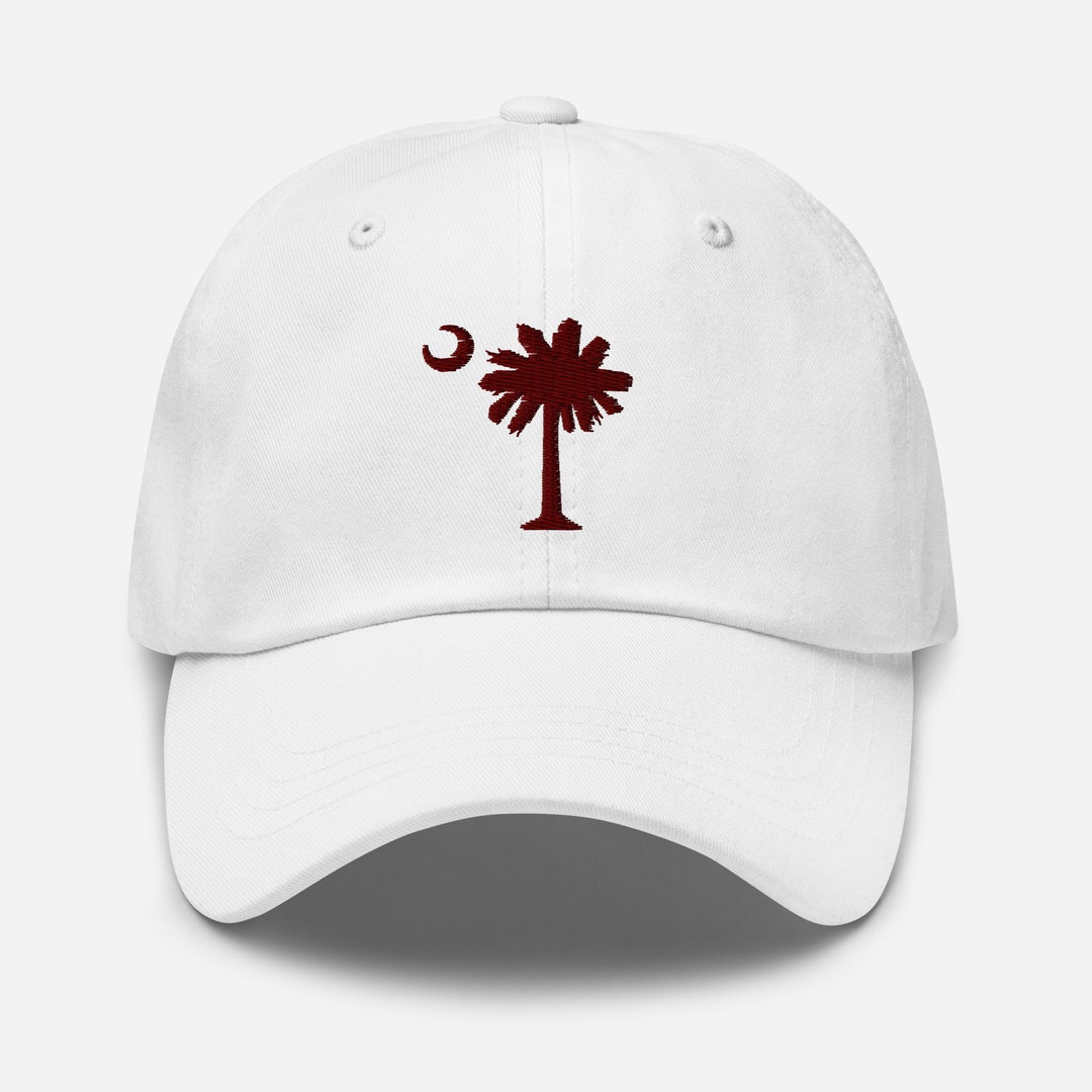 Carolina Palmetto Embroidered South Carolina Garnet Palmetto Tree on ...