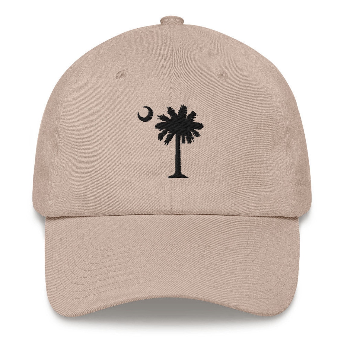 Embroidered SC Palmetto Tree and Moon Dad Hat Several Hat | Etsy