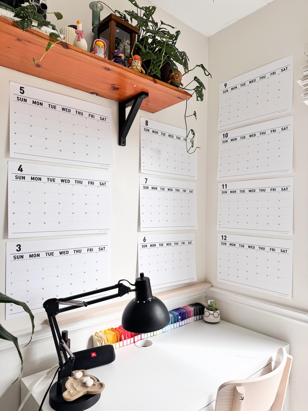 2026 Large Monthly Wall Calendar: Simple 17x11 Inch Planner - Etsy