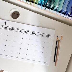 2026 Large Monthly Wall Calendar: Simple 17x11 Inch Planner - Etsy