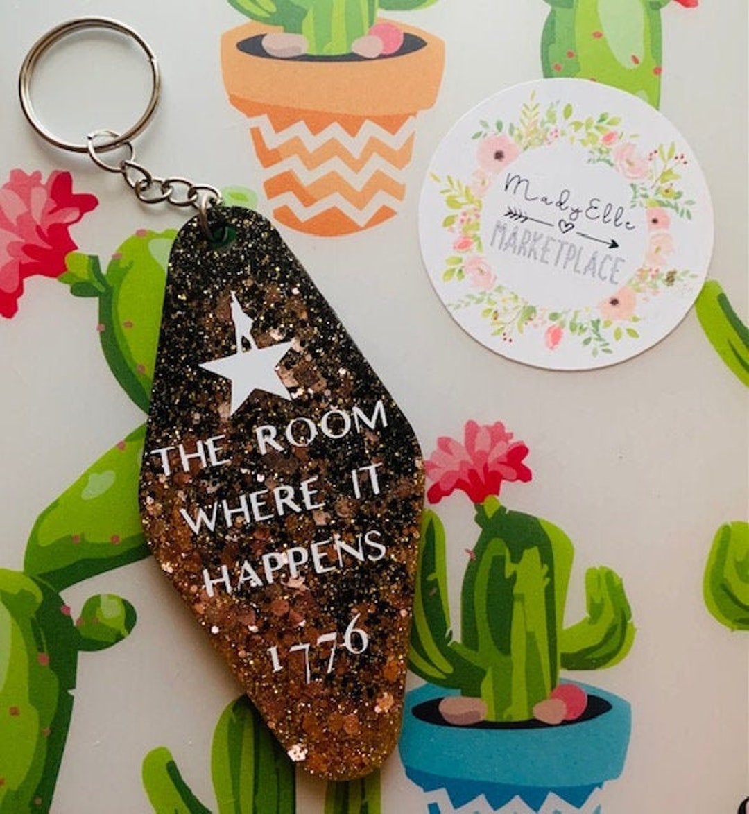 Hamilton Hotel Key Keychain - Etsy